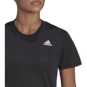 adidas Women's Club Tennis T-Shirt, Black/White, Medium