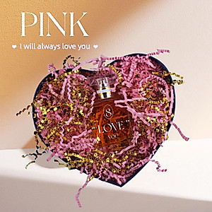 LDKGHE 4 oz Crinkle Cut Paper Shred Filler for Gift Wrapping Baskets Filling Box Birthdays Christmas Thanksgiving Easter Weddings Valentines Mother's Day Anniversaries (Purple and Gold)