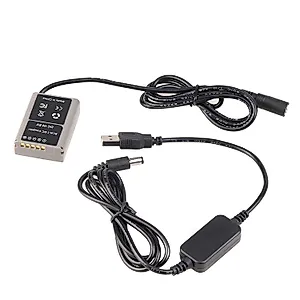 JLWIN BLN-1 BLN1 Decoded Dummy Battery DC Coupler Plus 5V USB Power Bank Cable for Olympus Digital Camera E-M1 E-M5 E-M5II E-P5 Pen-F
