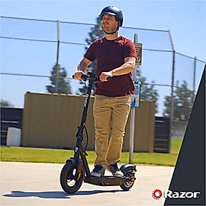 Razor C45 Electric Scooter – Up to 19.9 MPH with Cruise Control, Up to 23 Miles of Range, Foldable and Portable, Bluetooth Wireless Tech Enabled to Connect to Razor E Rides App [Amazon Exclusive]
