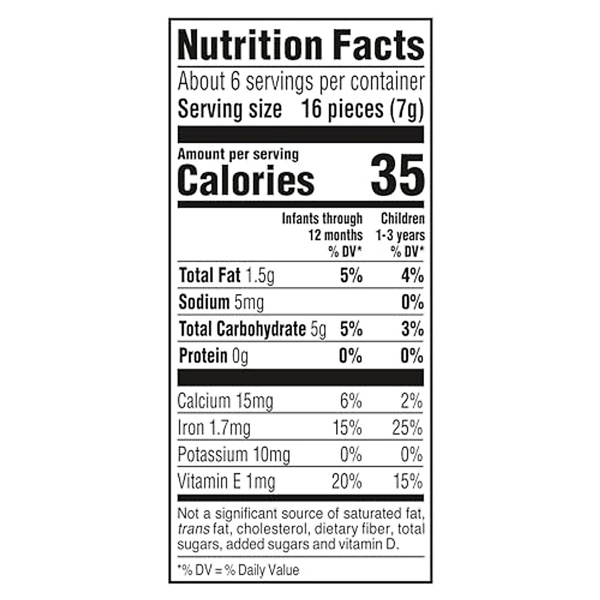 Gerber Snacks for Baby Lil Crunchies, Vanilla Maple, 1.48 Ounce (Pack of 6)