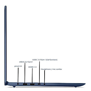 Lenovo IdeaPad Slim 3 Laptop, 15.6" FHD IPS Touch LED, AMD Ryzen 5 7530U (>i7-1165G7) Up to 4.5GHz, Wi-Fi6, Backlit KB, Fingerprint Reader, Win 11 Home, W/Mouse Pad (8GB RAM | 512GB PCIe SSD)