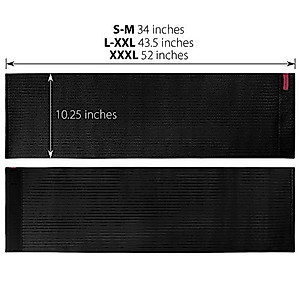 ORTONYX 10.25" Abdominal Binder for Men and Women/Postpartum Post-operative Post-surgery Wrap/Abdomen Navel Umbilical Hernia Support Belt / 524010 Black S/M