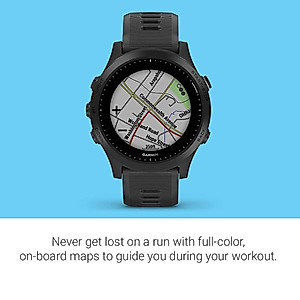 Garmin Forerunner 945, Premium GPS Running/Triathlon Smartwatch with Music, Black (Renewed)