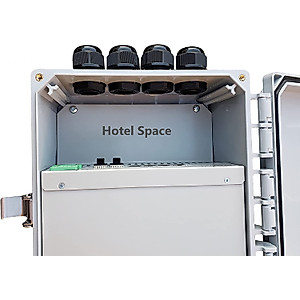 Inscape Data Managed IP68 Outdoor PoE Switch, LPS3800ATM-T1, 14-Port Gigabit, 2X Gigabit RJ45, 4X SFP Fiber Uplink, IEEE 802.3af/at, 240W,