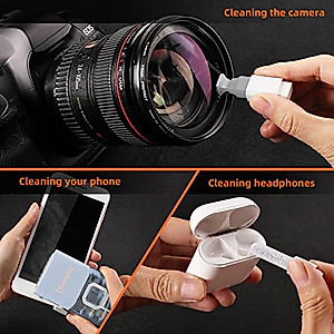 10-in-1 Laptop Keyboard Cleaner Cleaning Kit, Electronics Screen Cleaner Repair Tool with 3 in 1 Earbud Cleaner Pen, Camera Lens Pen, Suit for MacBook iPad, iPhone, Cell Phone, PC Monitor with Patent