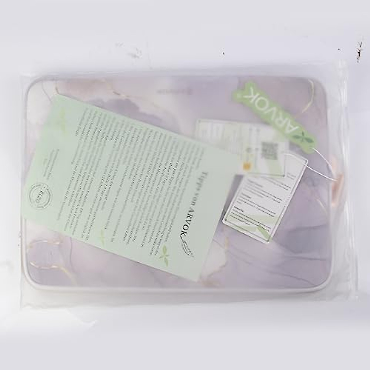 ARVOK 13 13.3 14 inch Laptop Sleeve Case for MacBook Air 13 inch/MacBook Pro 13 inch/MacBook Pro 14 Water-Resistant Notebook Computer/Tablet Cover Case for HP/Dell/Lenovo/Asus/Acer/Samsung with Pouch