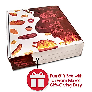 FixGrub Wedding Gifts | Gift for Couples, Anniversary | Bridal Shower | Engagement | Gifts for Bride with His Hers Potholders and Gift Box