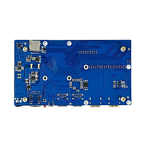 STEMDIY POE IO IO Expansion Board USB 3.2 Gen1 RJ45 Ethernet Interface Hub Breakout for RPI Raspberry Pi Compute Module 4 CM4 Lite 8GB…