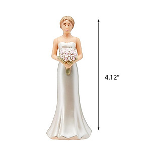 Amscan Cake Topper Blonde Bride BLS, 4 1/8", Multicolored