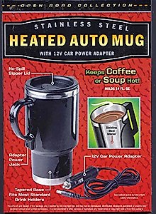 Open Road Stainless Steel Heated Auto Mug by Innovate Motorsports