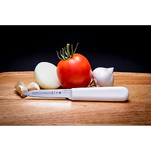 Mundial 3-1/4-Inch Paring Knife Collection, Set of 3, Red, Blue and White