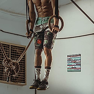 Istrion Inspirational Wall Art Framed Canvas 12 x 16 in (Turquoise) - Motivational Positive Quotes Rustic Wall Arts Decor for Home Office Bathroom Bedroom Kitchen Classroom Gym