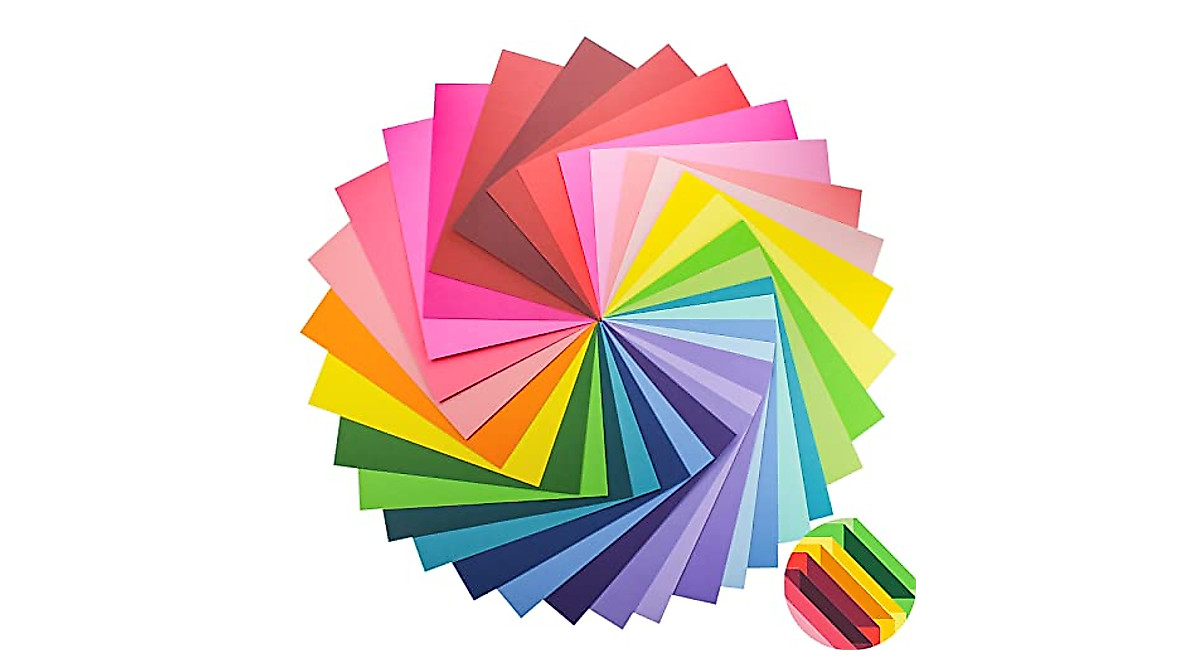220 Sheets Colored Cardstock Paper - Assorted Colors