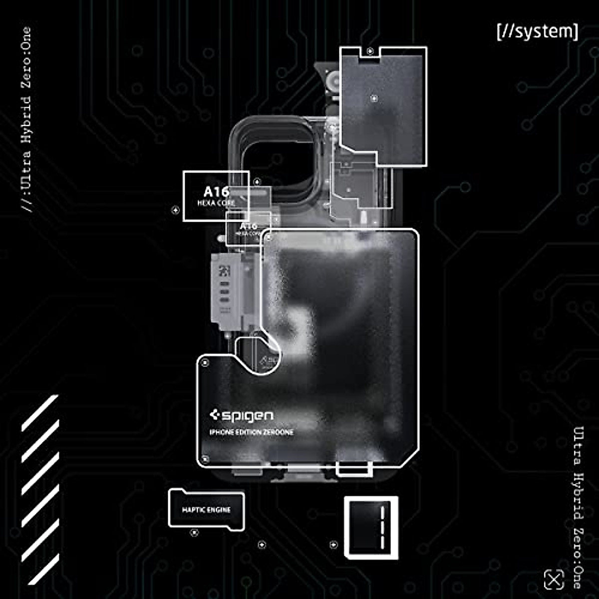 Spigen Ultra Hybrid (MagFit) Designed for iPhone 14 Pro Max Case (2022) - Zero One