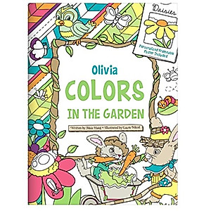 Personalized Coloring & Activity Book for Kids with Sticker Sheet - I See Me! (Garden)