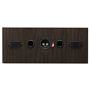 Fluance Signature HiFi Compact Surround Sound Home Theater 5.0 Channel Speaker System Including 2-Way Bookshelf, Center Channel Channel and Rear Surround Speakers - Natural Walnut (HF50WC)