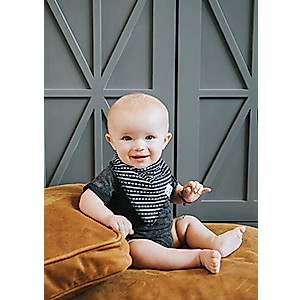 Copper Pearl Baby Bandana Drool Bibs for Drooling and Teething 4 Pack Gift Set Diesel, Soft Set of Cloth Bandana Bibs for Any Baby Girl or Boy, Cute Registry Ideas for Baby Shower Gifts