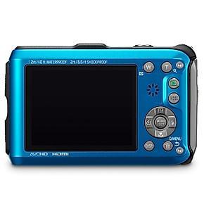 Panasonic Lumix DMC-TS3 12.1 MP Rugged/Waterproof Digital Camera with 4.6x Wide Angle Optical Image Stabilized Zoom and 2.7-Inch LCD (Blue)