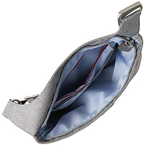 Baggallini Womens New Classic Zip With Rfid Phone Wristlet On Track Crossbody, Stone, One Size US