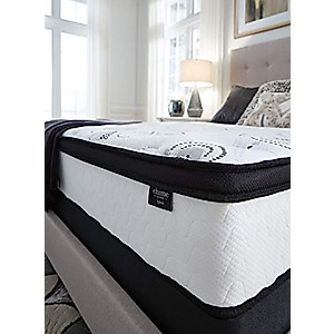 Signature Design by Ashley California King Size Chime 12 Inch Medium Firm Hybrid Mattress with Cooling Gel Memory Foam