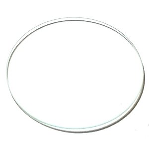 Double Convex Lens, 300mm Focal Length, 3" (75mm) Diameter - Spherical, Optically Worked Glass Lens - Ground Edges, Polished - Great for Physics Classrooms - Eisco Labs