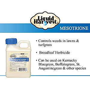 Liquid Harvest Lazer Blue Spray Pattern Indicator 8 oz, Surfactant 8 oz, and Mesotrione 8 oz Bundle for Effective Weed Control