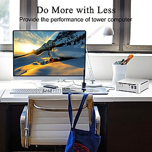 msecore Mini PC with Core i9-9880H 8 Cores Upto 4.8GHz, 32GB DDR4 RAM, 1T NVME SSD Desktop Computer, 4K@60Hz, HDMI, DP, Dual Monitor Capable, Wi-Fi 6, Bluetooth 5.1, Windows 11 Pro