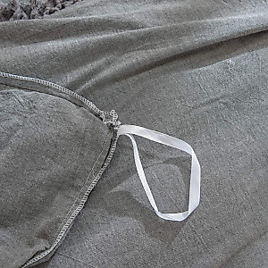 Duvet Cover Set 3Pcs (1 Duvet Cover +2 Pillowcases) Bohemian Beddings Luxury and Elegant Comforter Covers Tassel 100% Washed Cotton