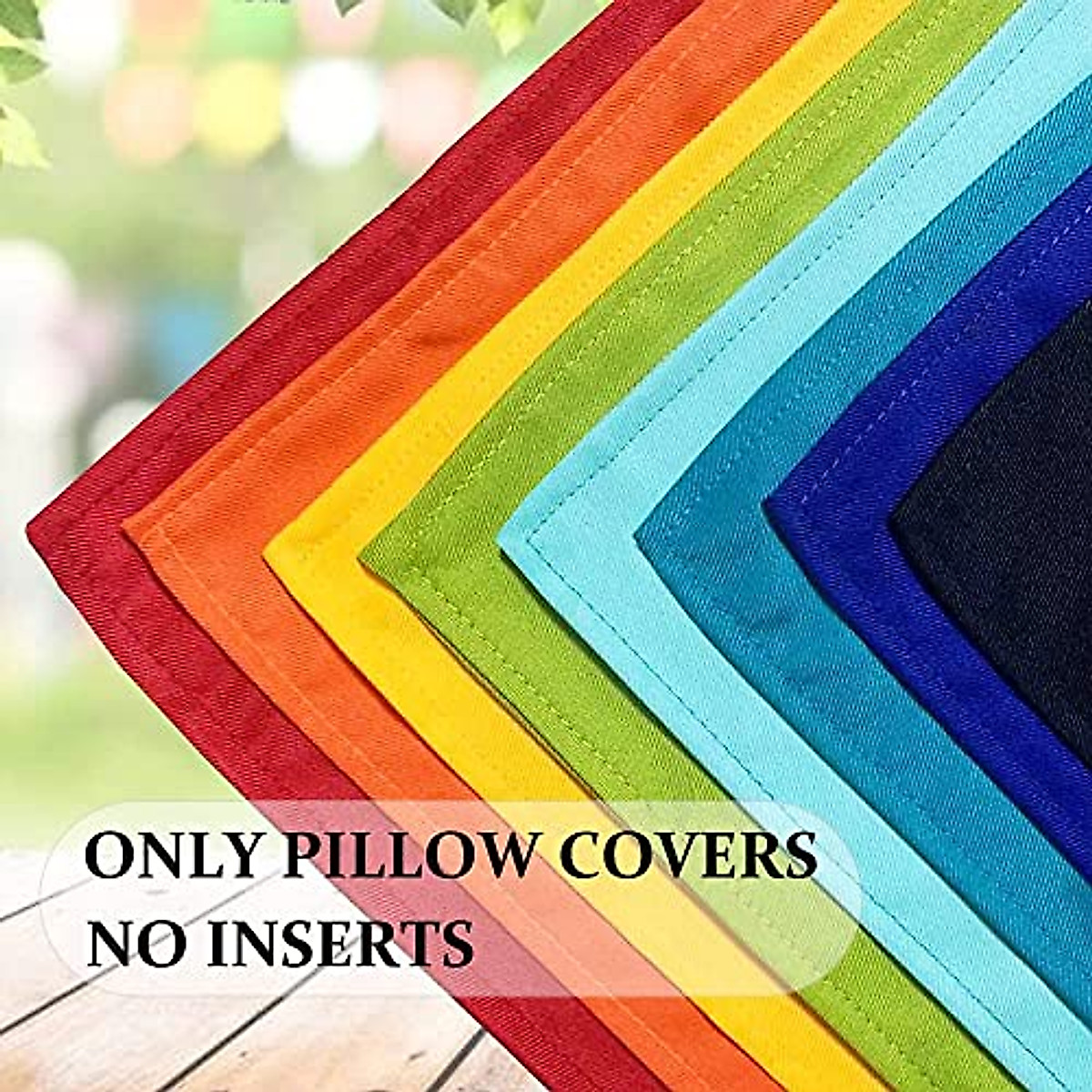 SOFJAGETQ Pack of 4 Green Decorative Outdoor Waterproof Pillow Covers for Patio Furniture Pillow Cases, 18"x18", Apple Green