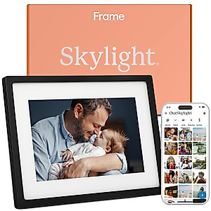 Skylight Frame: 10 inch WiFi Digital Picture Frame, Email Photos from Anywhere, Touch Screen Display, Effortless One Minute Setup - Gift for Friends and Family