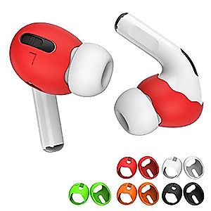 [5 Pairs] for AirPods Pro Ear Tips Covers, WQNIDE Silicone Anti-Slip/Dust/Shock Ear Covers Accessories Compatible with Apple AirPods Pro 1st Generation (5 Colors)
