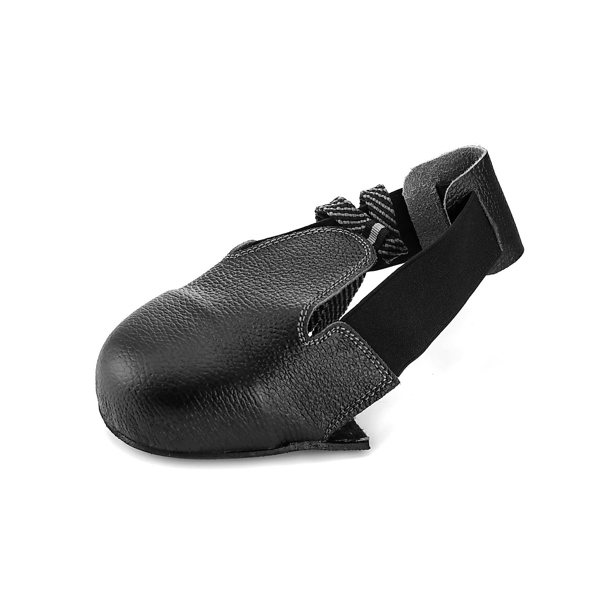 QWORK Steel Toe Cap Safety Overshoes Workplace Anti-smash Cover with Adjustable Strap for Men/Women, 1 Pair (Size 5-12 US)
