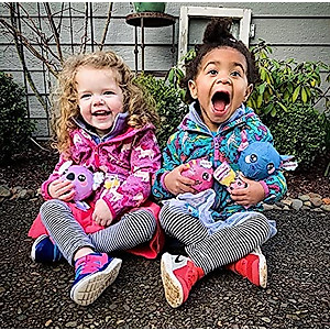 Squeezamals Mystery Black Box Collector Pack- 6 Exclusive Characters- The Mystery is 100% of The Fun! Perfect for Your Little One to Surprise with These Mini plushies! Peel and Reveal