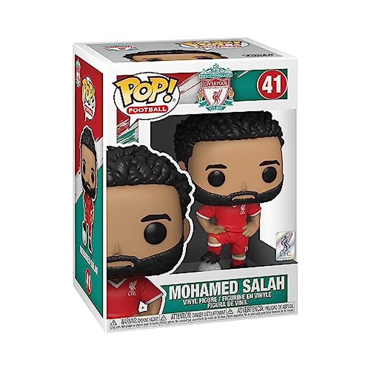 Funko POP Football: Liverpool - Mohamed Salah, Multicolor