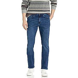 Amazon Essentials Men's Comfort Stretch Straight Slim-Fit Jean (Previously Goodthreads), Medium Indigo, 33W x 30L