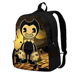 NOVIIML toon Gaming Backpack For Girls Boys, Laptop Backpack Travel Daypacks Cute Anime Sports Bag Zipper Laptop Backpack 17in