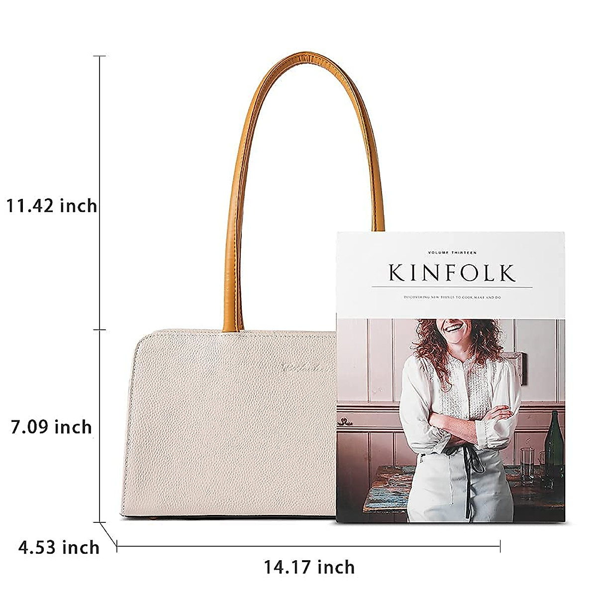 BOSTANTEN Women Designer Handbags Soft Leather Purses and Handbags Satchel Shoulder Bag Bundle with Women Leather Wallet RFID Blocking Small Bifold Wallet