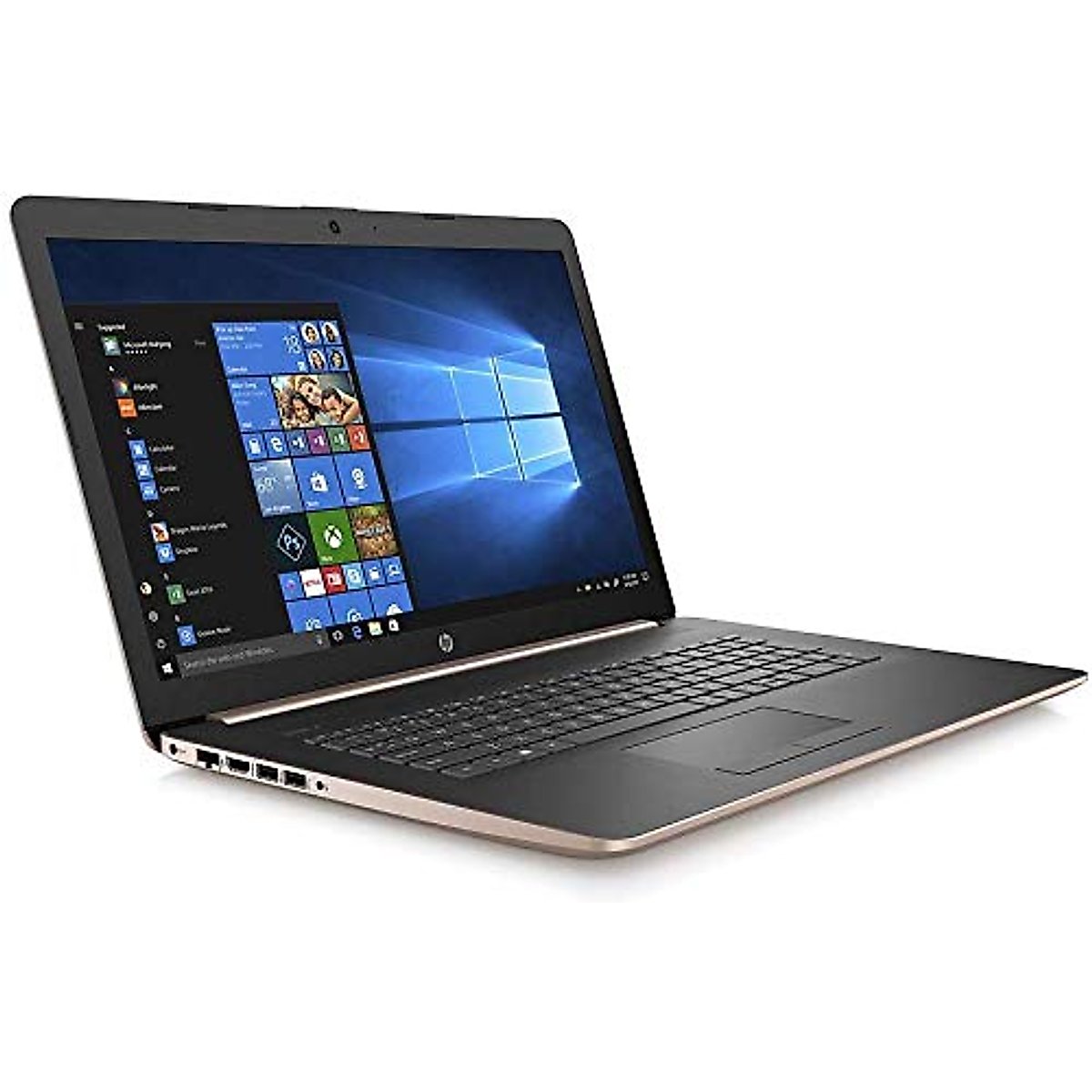 HP 17.3" HD+ Touchscreen Laptop | Intel core i5 | 16GB DDR4 Memory | 2TB HDD | DVD-RW | Card Reader | HDMI | Bluetooth | WiFi | Windows 10 Home | Rose Gold