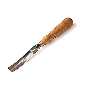 BeaverCraft Wood Carving Gouge 7L/22 Wood Carving Chisels Professional - Spoon Gouge, Cup Chisel Curved Chisel for Woodworking - Spoon Carving Knife Wood Whittling Knife - Bowl Spoon Carving Tools