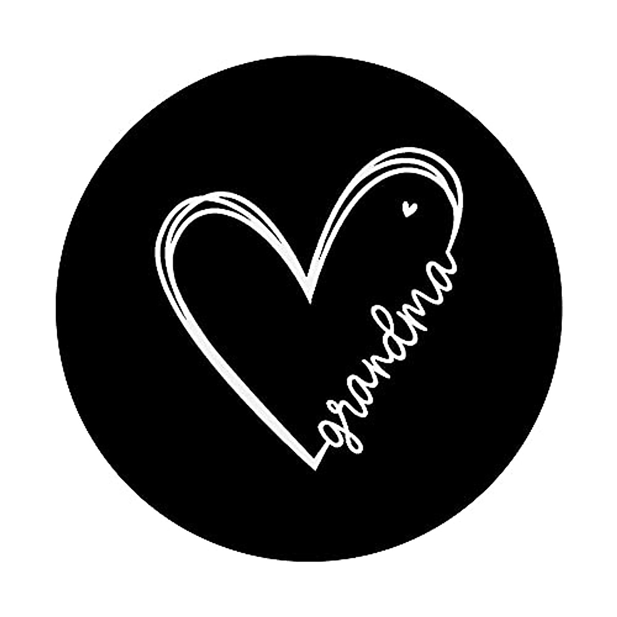 Grandma Heart Women For Christmas Mother's Day Birthdays PopSockets Swappable PopGrip