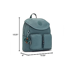 Kipling Women's Fiona Medium Backpack, Adjustable Backpack Straps, Flap Closure, Top Carry Handle, Backpack