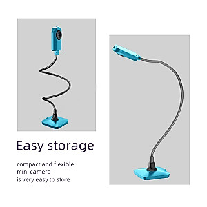 ZSEEWCAM Document Camera (Blue) Ultra High Definition 5MP USB Document Camera — Mac OS, Windows, Chromebook Compatible for Live Demo, Web Conferencing, Distance Learning, Remote Teaching