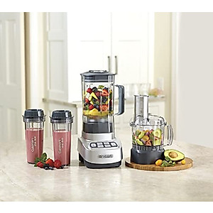 Cuisinart BFP-650 1 HP Blender/Food Processor, Silver, 3_cup