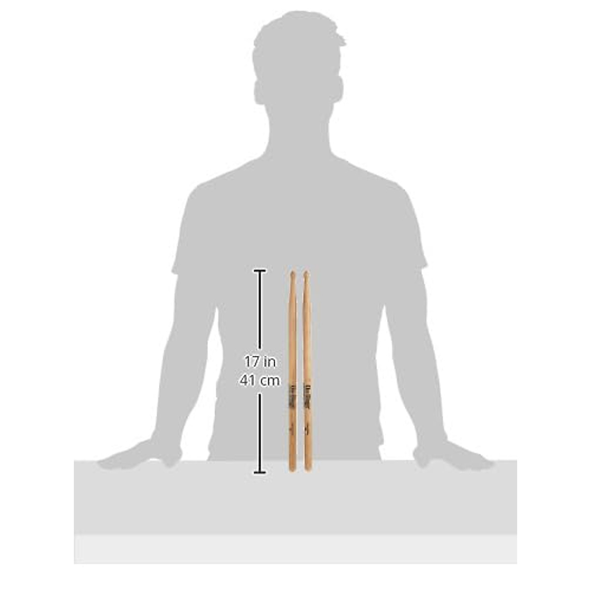 On Stage MN5A Nylon Tip Maple Drum Sticks (Pack of 12)