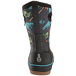 BOGS Classic II Snow Boot, Black Multi, 2 US Unisex Big Kid