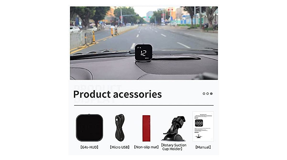 Fastsun G4S GPS Speedometer HUD – Safe Driving with Real-Time Data