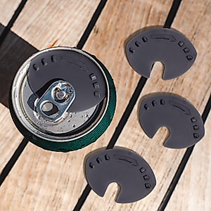 Pndeyo 10pcs Soda Can Covers Lids, Plastic Pop Can Lid Cover, Can Top Cap Protector Spill Guard for Soda Drink Beer Coke Juice Beverage- Black