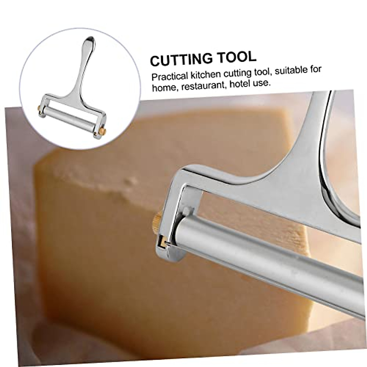 UPKOCH Raclette Scraper Tool Cheese Slicer Cheese Cutter Slicer Hard Cheese Cutter Cheese Wire Cutter Zinc Alloy Butter Cutting Machine Butter Slicer Cheese Cutting Tool Butter Cutter Hob
