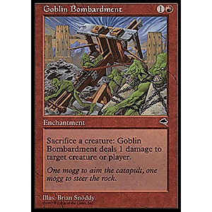 MTG Magic: The Gathering - Goblin Bombardment (179) Tempest TMP